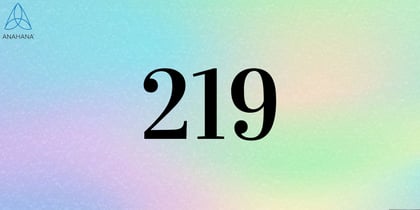 219 Angel Number
