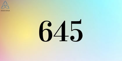 645 Angel Number
