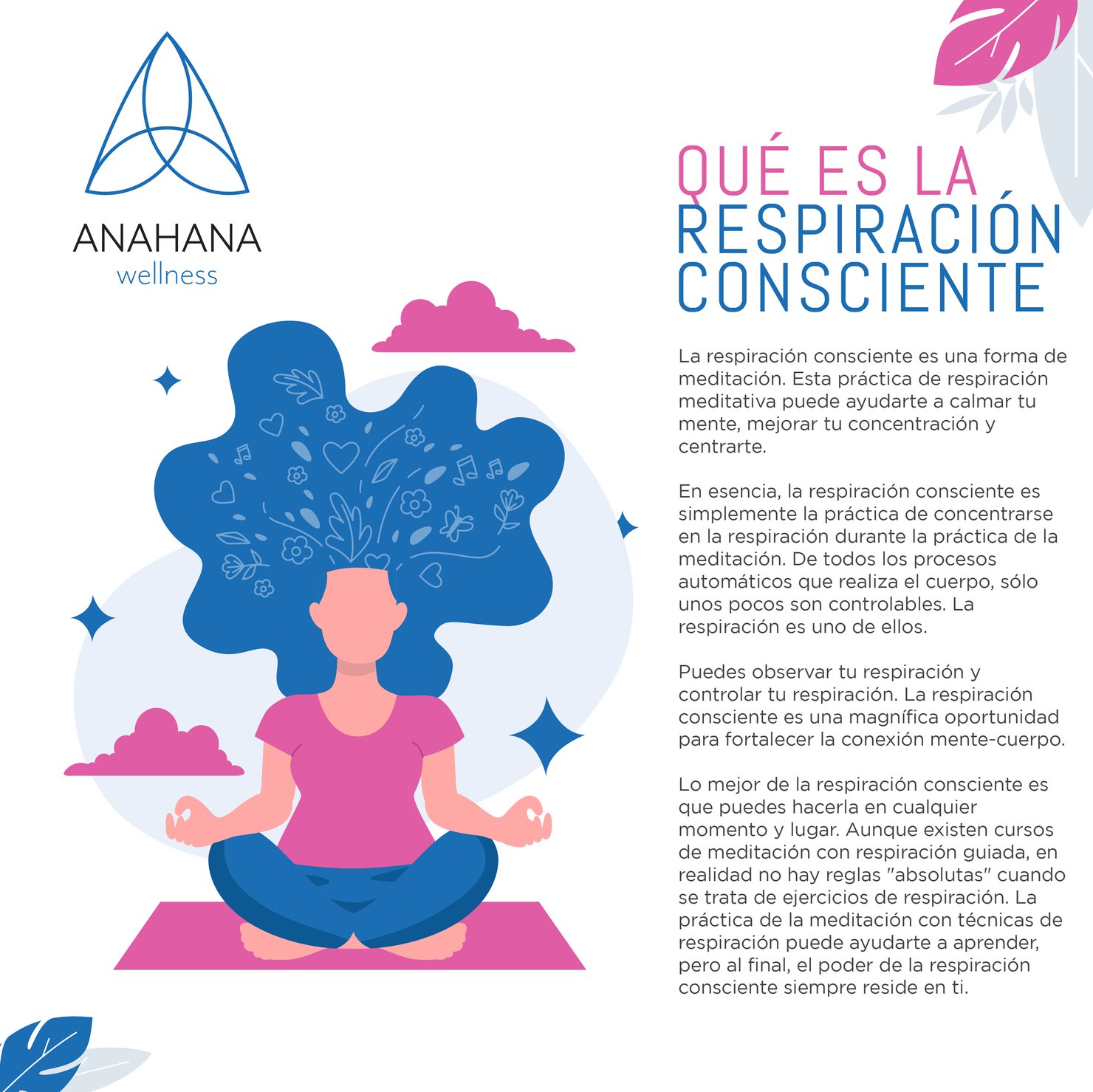 La respiración consciente: Un camino sencillo hacia la atención plena